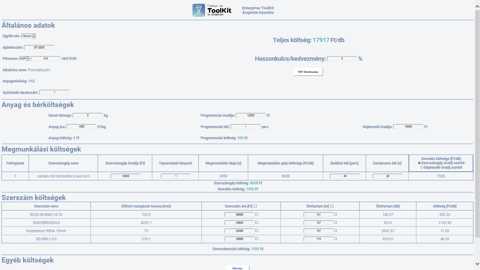 Enterprise ToolKit for EDGECAM - A fejlődés útján - EPLM